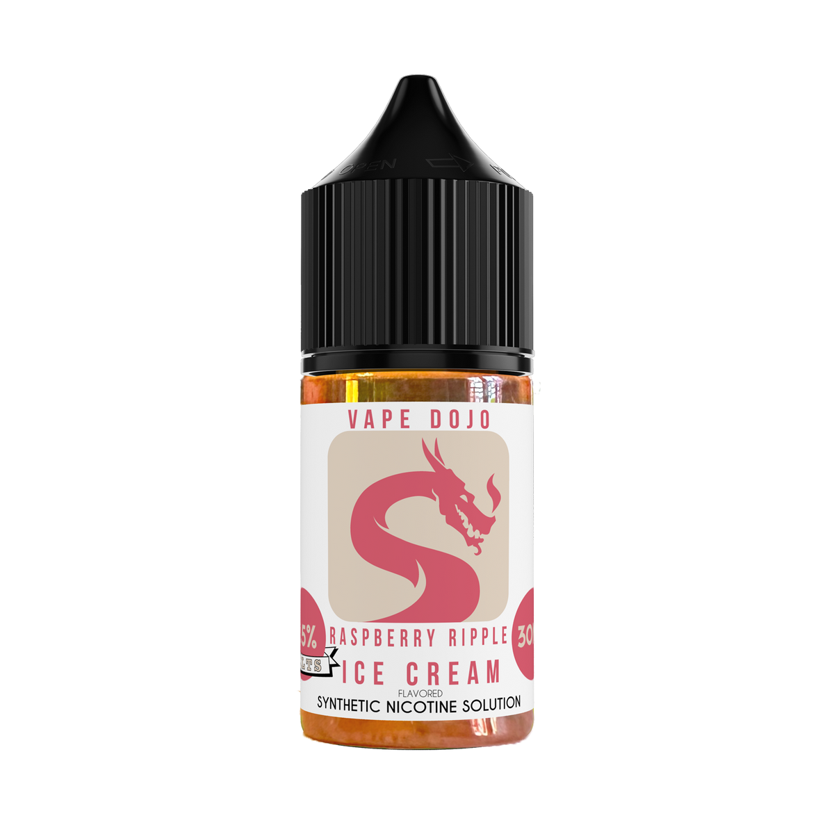 Vape Dojo Salts - Raspberry Ripple Ice Cream Flavored Synthetic Nicoti