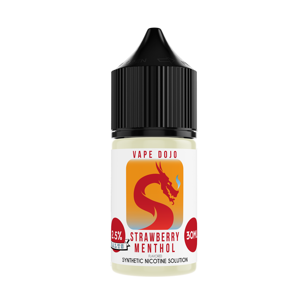Vape Dojo Salts - Strawberry Menthol Flavored Synthetic Nicotine Solut